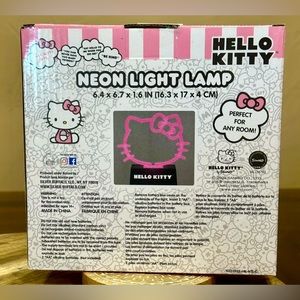 Sanrio | Other | Hello Kitty Pink Neon Light Lamp | Poshmark